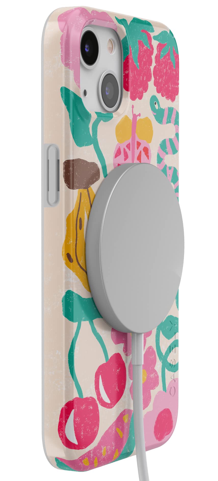 Casely iPhone 13 Case | Compatible with MagSafe | Doodle Bug | Crayola Crayon Case