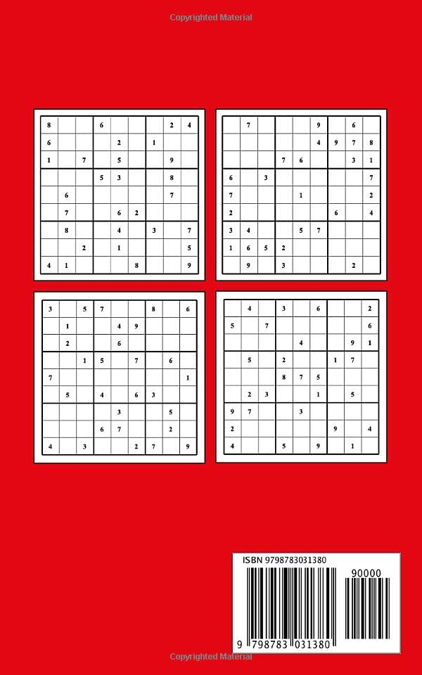 Stocking Stuffers for Adults: Sudoku Puzzles: Christmas Logic Puzzle Book for stocking stuffers | 3 Sudoku Levels from Easy to Hard for Teens, Adults ... gift idea (Christmas Stocking Stuffers!