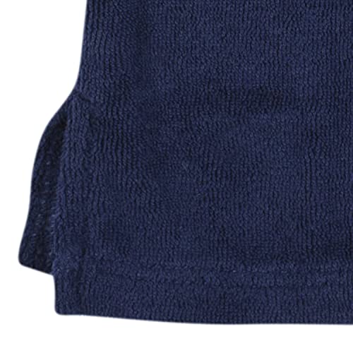 Gerber Unisex Baby Toddler Hooded Kangaroo Pocket Terry Cover Up, Navy, 4T