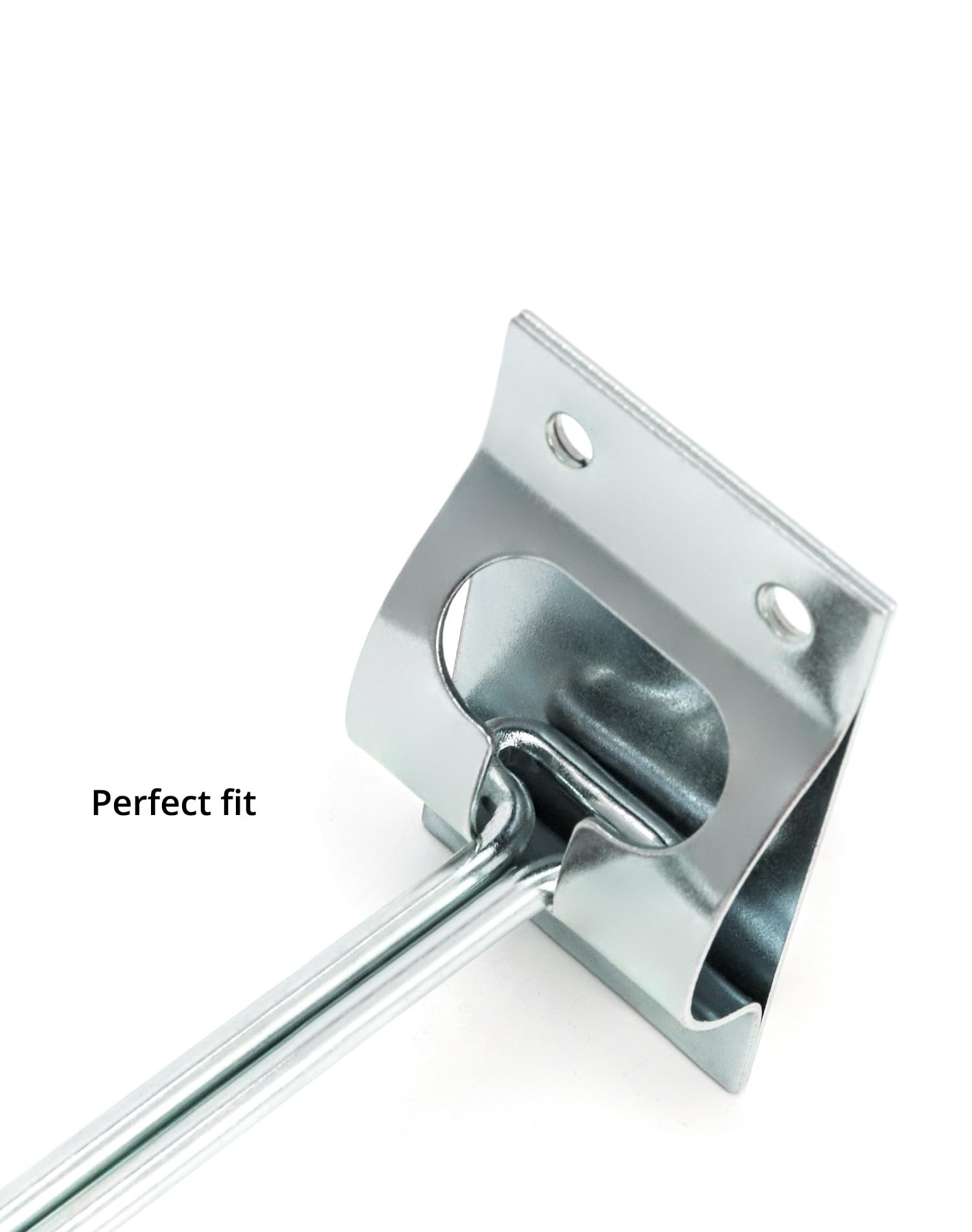 QWORK 4 Pcs 6" All Metal T-Style Door Holder Entry Door Catches for RV Trailer Camper Exterior Door Hold Hook Screws