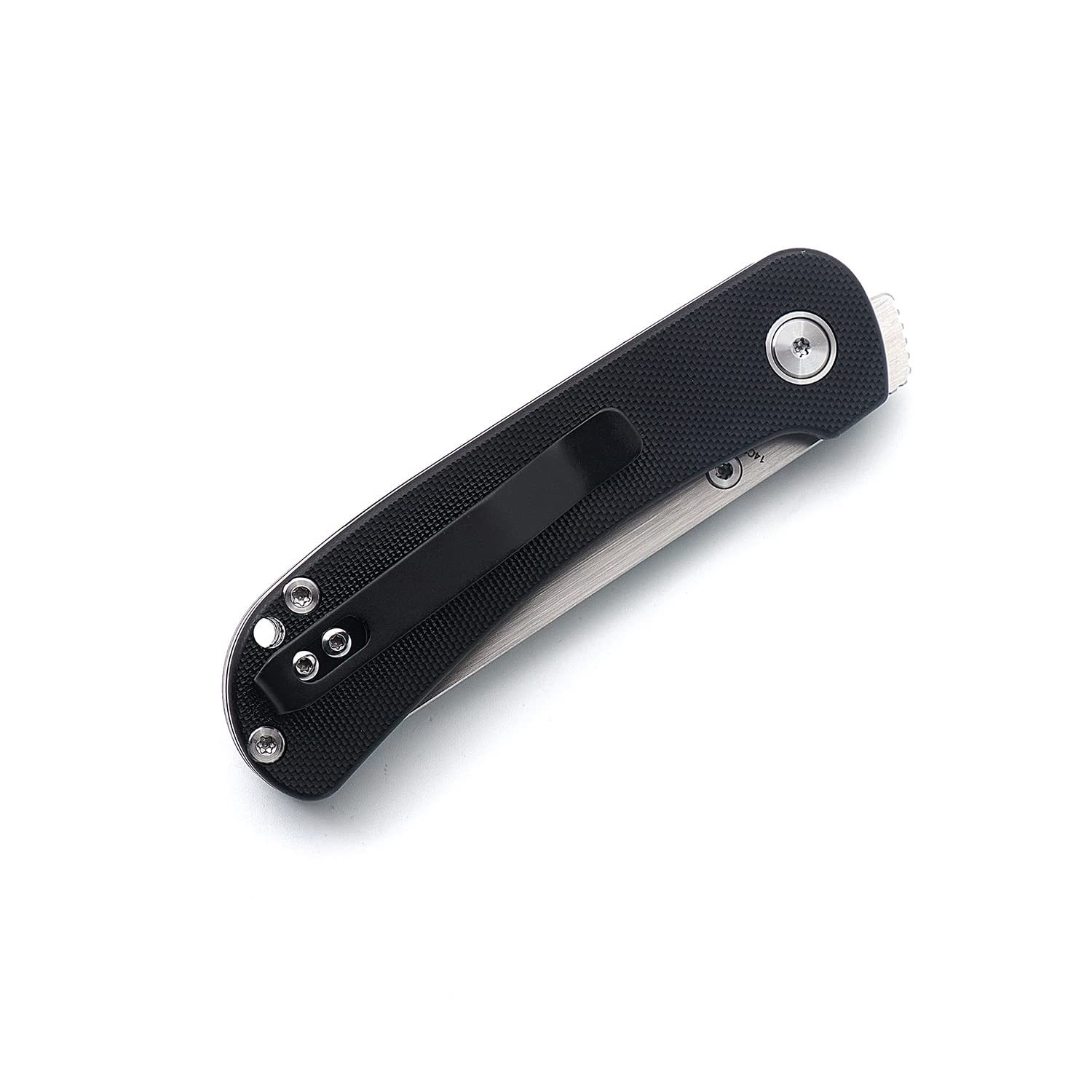 Miguron Knives M Takog Pocket Folding Knife 3.0" 14C28N Stonewashed Blade Black G10 Handle MGR-805WH