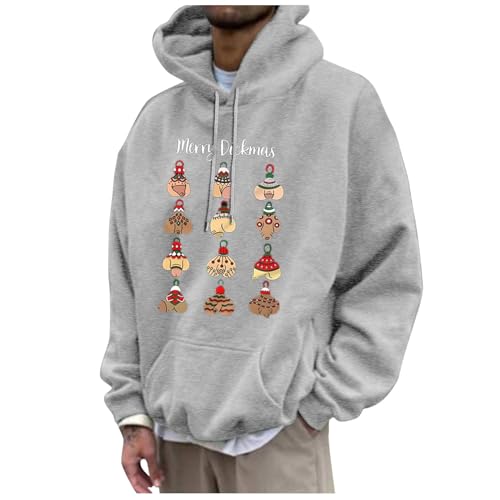 Mens Ugly Sweatshirt Christmas Crewneck Long Sleeve Shirts Winter Style Casual Look Pullover And Sweater Hoodie With Pocket Plus Size Christmas Sweatshirt Crewneck