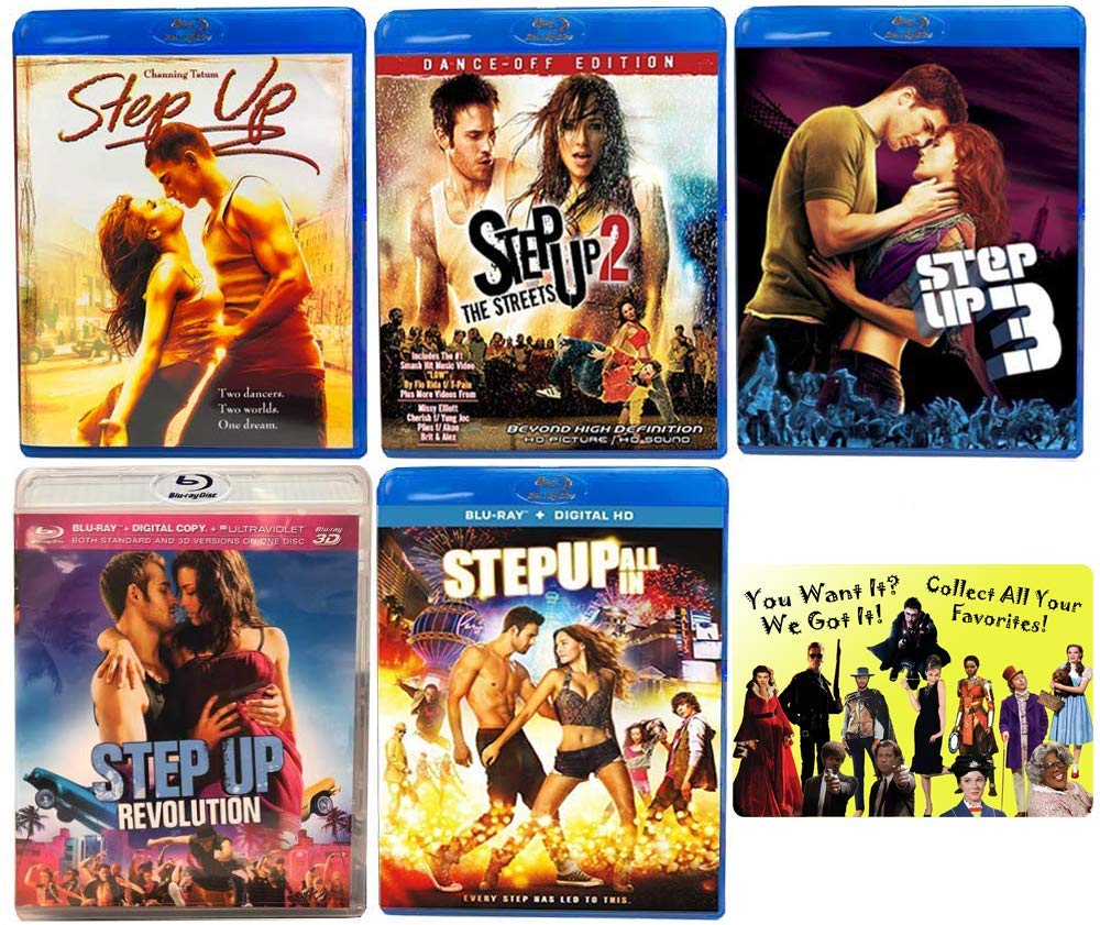 Step Up: Complete Channing Tatum Dance Movie Series 1-5 Blu-ray Collection with Bonus Art Card