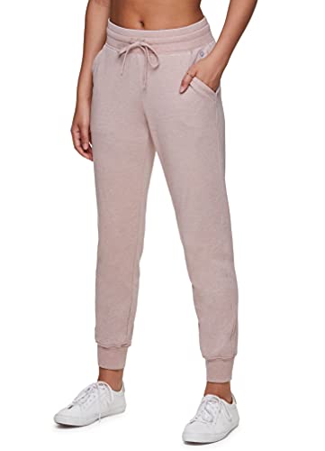 RBX Active Women's Drawstring Waist Lounge Soft Washed French Terry Lightweight