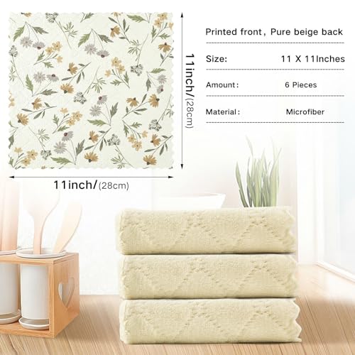 FRODOTGV Sunflowers Texture Pattern Kitchen Towel Microfiber Valentine Flour Sack Tea Towels Kitchen Terry Cloth Hand Towels Hand Towels Kitchen Decorative