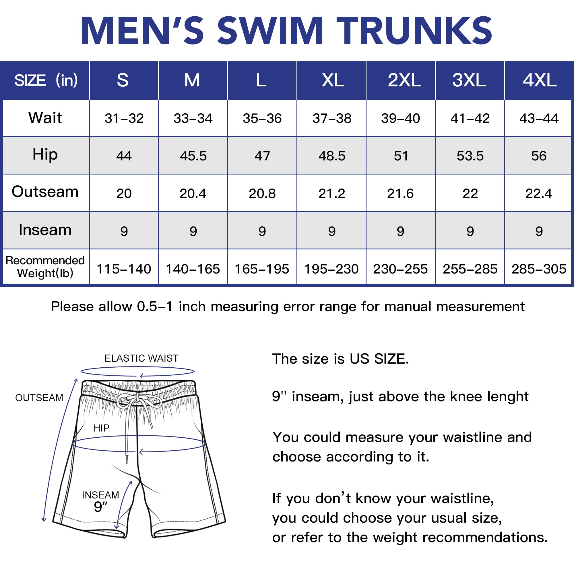 BOJIN Mens Swim Trunks Quick Dry Swim Shorts Mesh Lining Bathing Suits Swimwear Beach Shorts BS017 Grey L