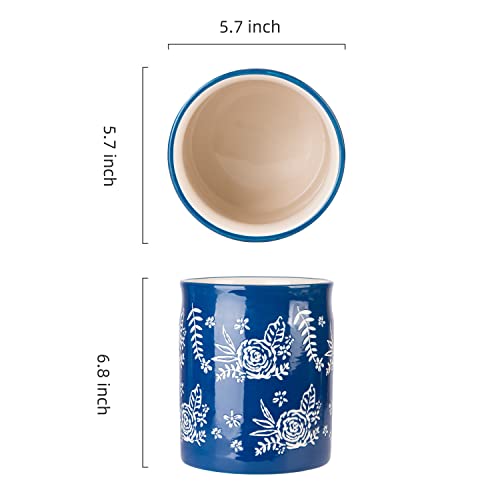 Wisenvoy Utensil Holder Kitchen Utensil Holder Utensil Holders for Kitchen Counter Utensil Caddy Utensil Crock Cooking Utensil Holder