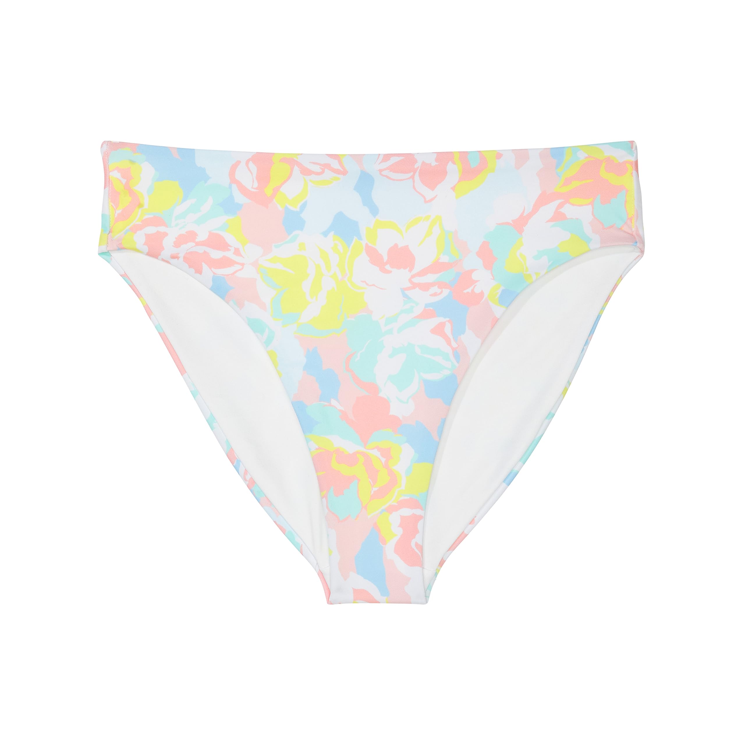 Victoria's Secret Mix-and-Match High Waisted Bikini Bottom, Swimsuit for Women, Floral Full Coverage Bathing Suit Bottoms for Women, (L)