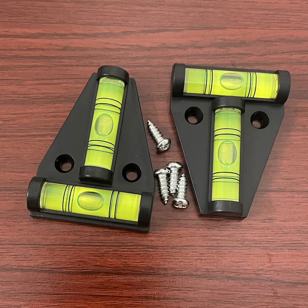 WOYISEPG 2Pcs Magnetic RV Levelers, with Screws Mounting and Magnetism Dual-use, RV Parts Accessories Exterior Leveling Stablilization Levelers