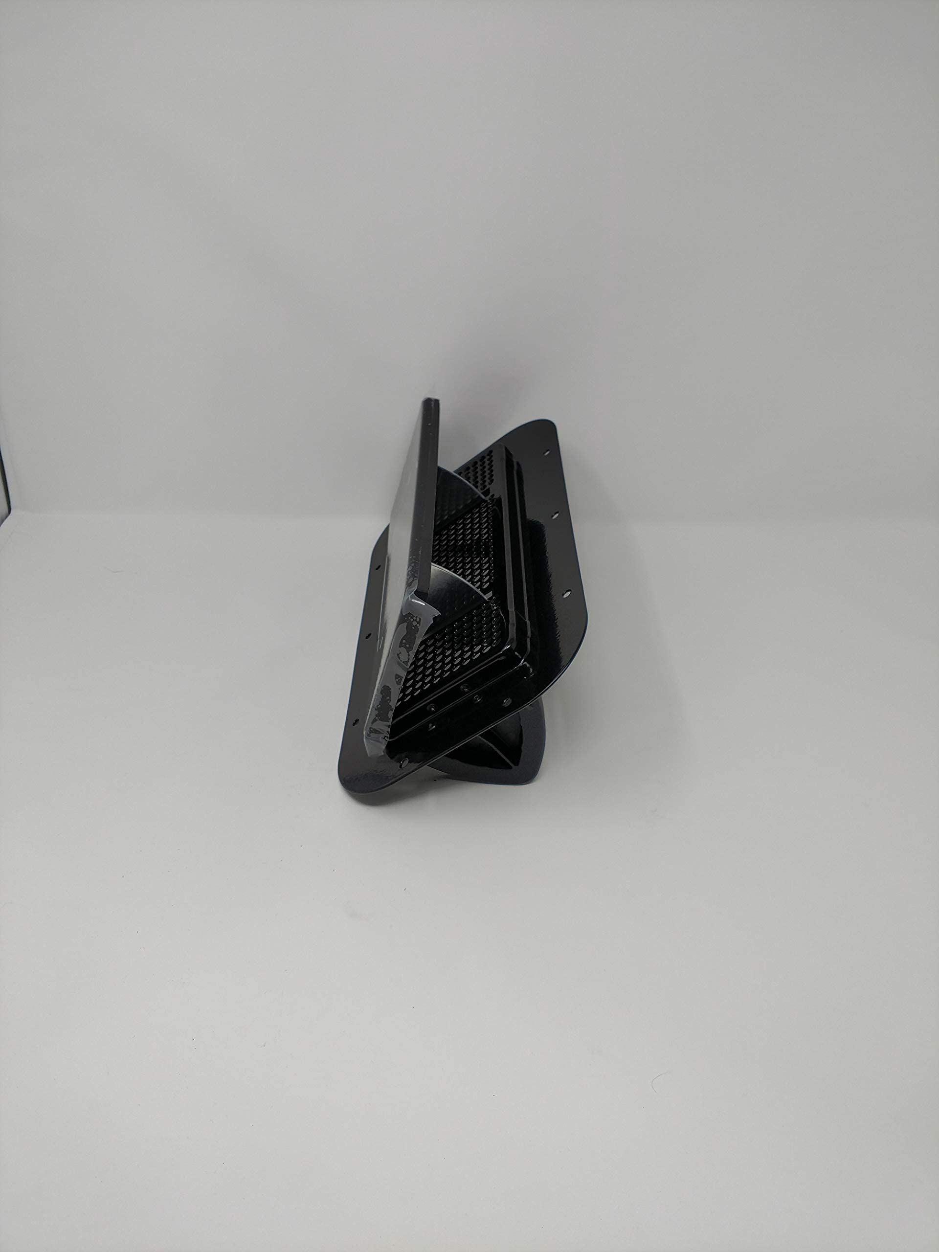 Kay Black Aluminum Low Profile Popup Roof Vent Horse Trailer Air Flow & Gasket Bi-directional