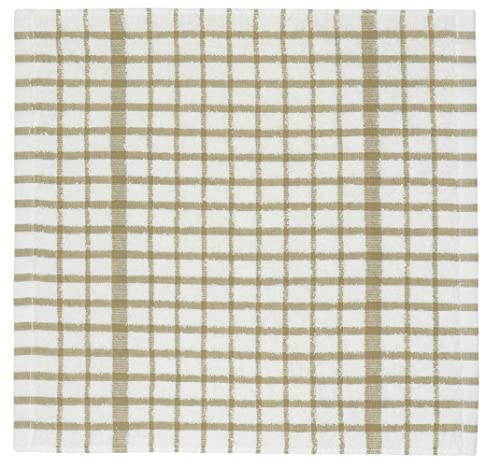 HFGBLG Cotton Dish Towels for Kitchen Wash Cloths Terry Dish Cloths, Set of 8, Light and Soft Cleaning Rags Kitchen Hand Towels, 13 Inch x 13 Inch (Brown-Dish Cloths