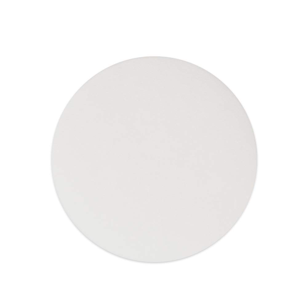 StonyLab Qualitative Filter Paper Circles, 94mm Diameter Cellulose Filter Paper with 20 Micron Particle Retention Medium Filtration Speed, Pack of 100
