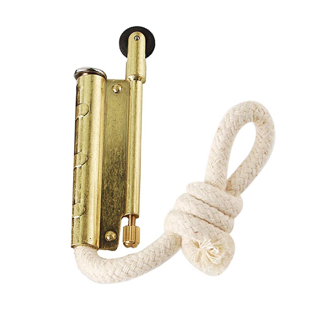 IMFUN Vintage Lighter Retro Trench Rattlesnake Rope Velvet Metal Lighter Fire Starter Camping Outdoors,No Need for Kerosene/Gas(Gold)
