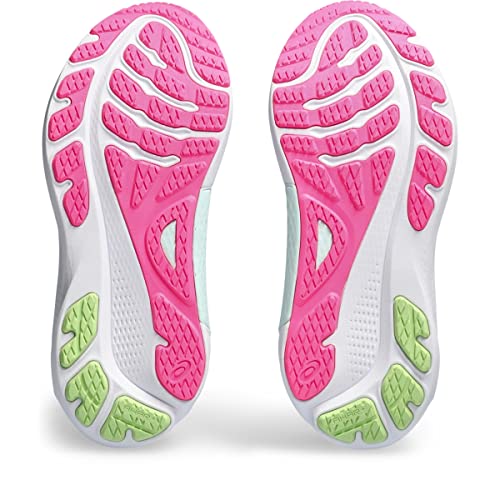 ASICS Women's Gel-Kayano 30 Running Shoes, 9.5, GRIS Blue/Lime Green