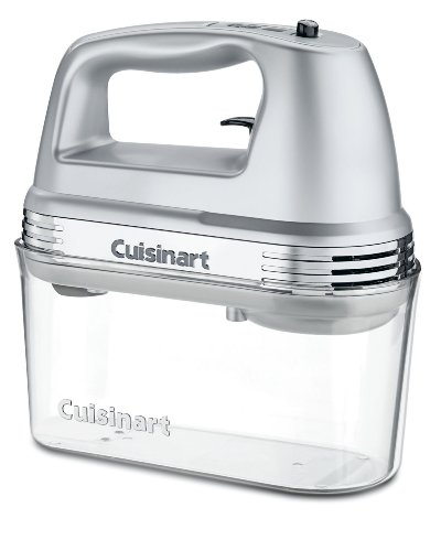Cuisinart HM-90BCS Power Advantage Plus 9-Speed Handheld Mixer with Storage Case, Brushed Chrome