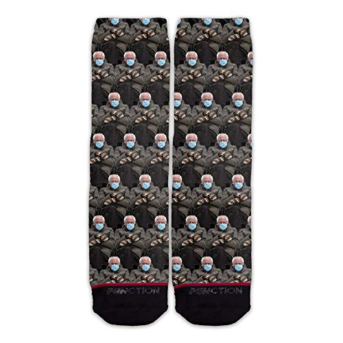Function - Bernie Sanders Chair Meme All Over Socks Printed Men's Women's President Biden Inauguration 2020 2021 Socially Distanced Funny Joke Democrat Feel The Bern Sad