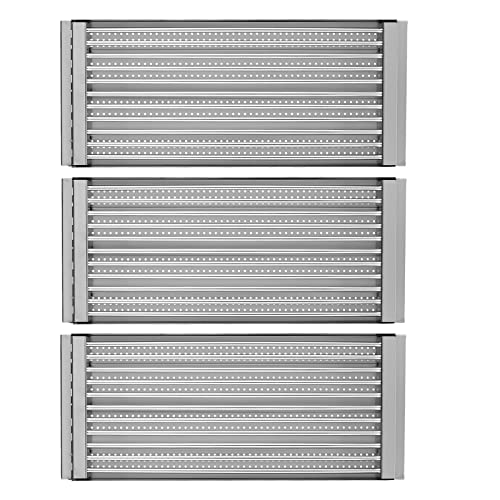 BQMAX 18 7/16" Grill Kit for Charbroil Tru-Infrared 463224611, 466270611, 461210010, 463268008, 463241313 Stamped Stainless Steel Cooking Grate Replacement Emitter Set