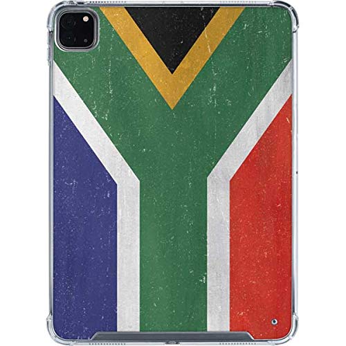 Skinit Clear Tablet Case Compatible with iPad Pro 11in (2020) Originally Designed South Africa Flag Distressed Design