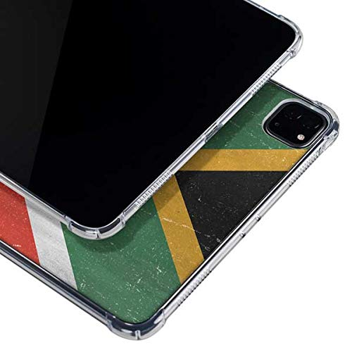 Skinit Clear Tablet Case Compatible with iPad Pro 12.9in (2020) Originally Designed South Africa Flag Distressed Design