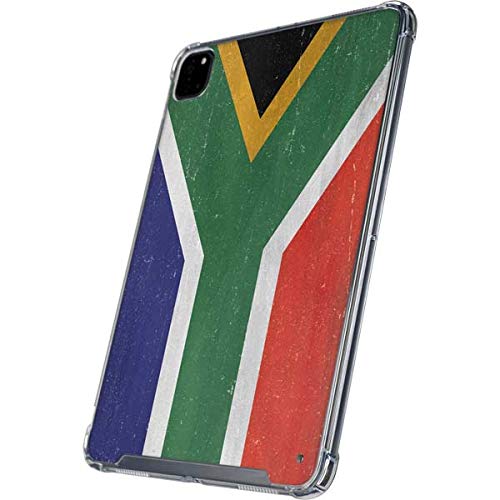 Skinit Clear Tablet Case Compatible with iPad Pro 12.9in (2020) Originally Designed South Africa Flag Distressed Design