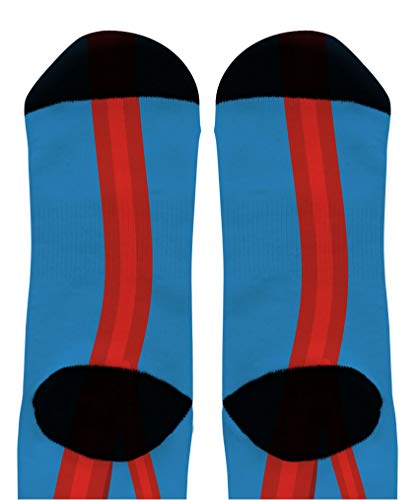 ThisWear Humorous Gifts Wacky Waving Inflatable Dancing Tube Man Funny Crew Socks 1-Pair Novelty Crew Socks