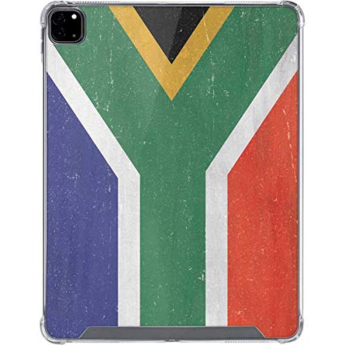 Skinit Clear Tablet Case Compatible with iPad Pro 12.9in (2020) Originally Designed South Africa Flag Distressed Design
