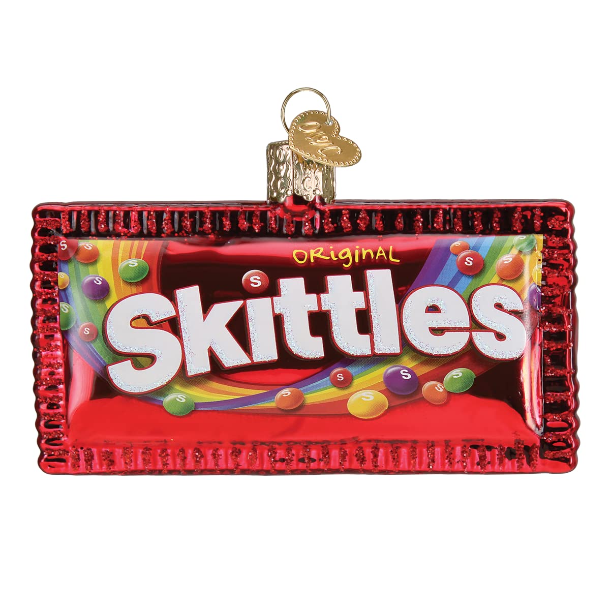 Old World Christmas Skittles Glass Blown Ornament for Christmas Tree