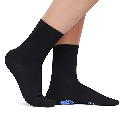 Henwarry Do Not Disturb Gaming Socks Funny Cotton Novelty Gamer Socks Gifts for Men and Women (Long, A02-Black/Blue)
