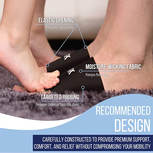SB SOX Arch Support Sleeves for Plantar Fasciitis Relief (1 Pair) – Foot Compression Sleeves for Plantar Fasciitis and Arch Support for Everyday Use (Nude, Small)