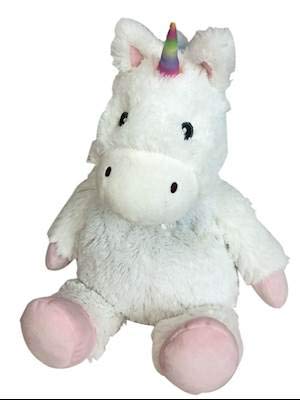 RUIYUXIN White Unicorn - WARMIES Cozy Plush Heatable Lavender Scented Stuffed Animal