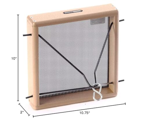 Birds Choice SNHPF125 Hanging Tray, Recycled Hanging Feeder w/ Collapsible Steel Hanging Rods, Small