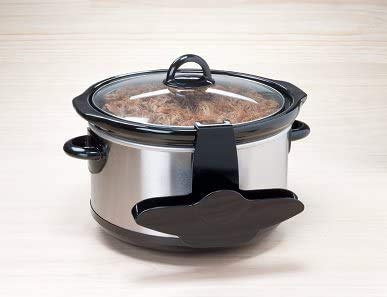 Lid Pocket Slow Cooker Lid Holder | Fits Most Slow Cookers | Hands-Free Design Keeps Countertops Clean | Unique Crock Pot Kitchen Pot Organizer | Works With Most Crocks