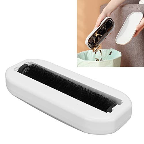 Reusable Handheld Crumb Sweeper, Nutshell Soft Bristles Debris Collect, Handheld Carpet Table Sweeper Crumb Brush Cleaner Crumb Sweeper Roller for Home Cleaning