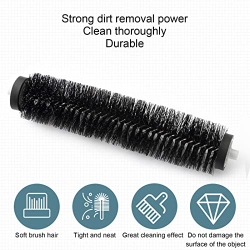 Reusable Handheld Crumb Sweeper, Nutshell Soft Bristles Debris Collect, Handheld Carpet Table Sweeper Crumb Brush Cleaner Crumb Sweeper Roller for Home Cleaning