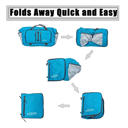 G4Free 40L 65L Foldable Duffel Bag Water Resistant Carry On Tote Bag Lightweight Packable Duffel Bag for Travel Overnight Weekender Bag for Men Women