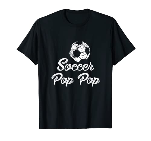 Mens Soccer Pop Pop Shirt, Cute Funny Player Fan Gift T-Shirt