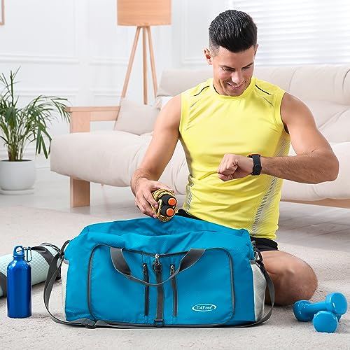 G4Free 40L 65L Foldable Duffel Bag Water Resistant Carry On Tote Bag Lightweight Packable Duffel Bag for Travel Overnight Weekender Bag for Men Women