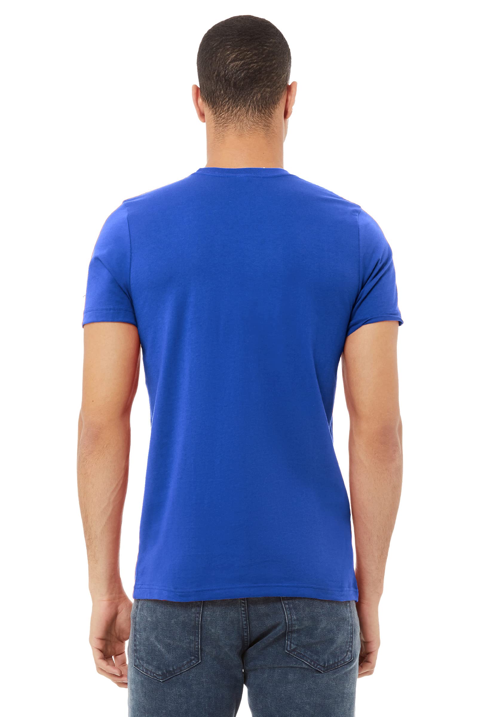 Letter S Halloween Team Group Event Trick Treat Costume Accessory Men's T-Shirt, L, Royal