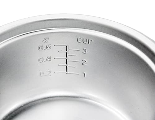 Elite Gourmet Elite Cuisine ERC006 Electric Rice Cooker with Automatic Keep Warm Makes Soups, Stews, Grains, Hot Cereals, White, 6 Cups Cooked (3 Cups Uncooked