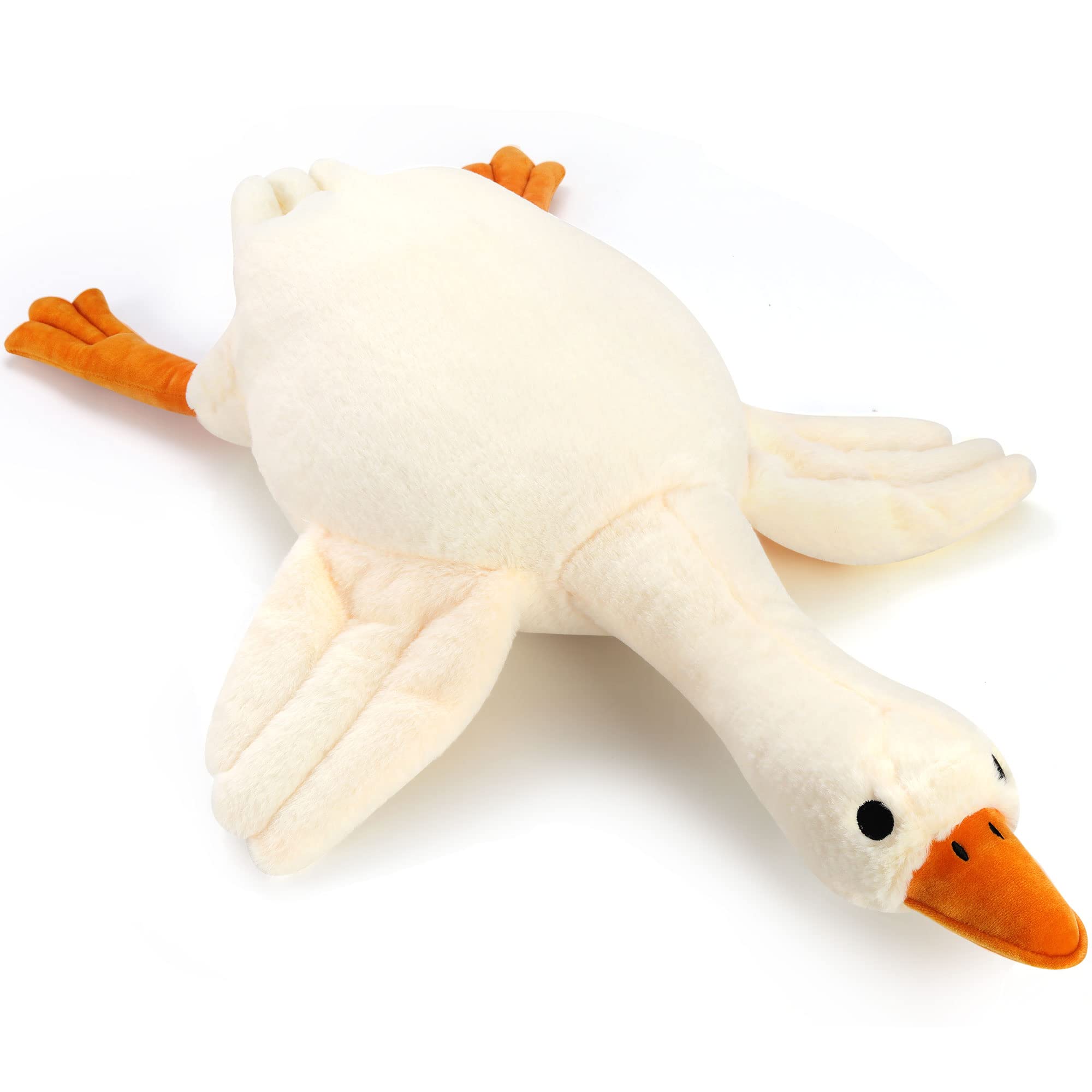 Qpewep Goose Stuffed Animal Weighted Plush (30" Flamingo)