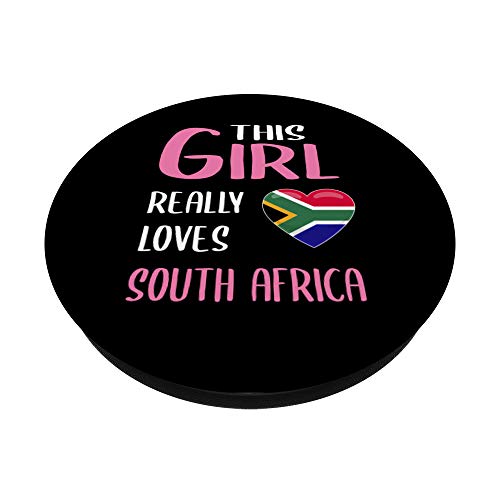 Womens Traveling Gift This Girl Really Loves South Africa PopSockets PopGrip: Swappable Grip for Phones & Tablets