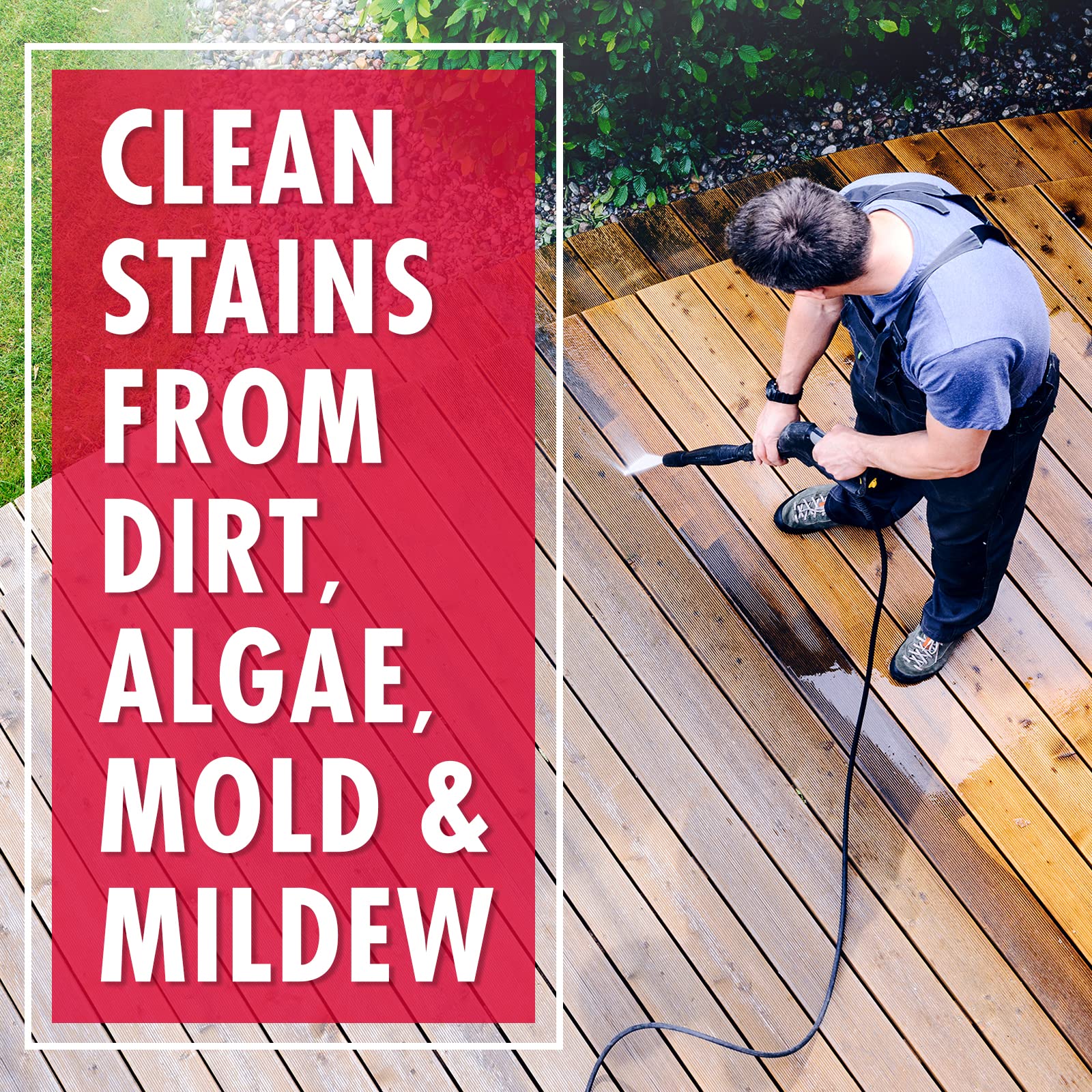30 SECONDS Outdoor Mold & Mildew Stain Remover Spray | Ready To Use | 32 fl. oz. | 2 Pack