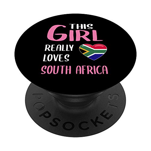 Womens Traveling Gift This Girl Really Loves South Africa PopSockets PopGrip: Swappable Grip for Phones & Tablets