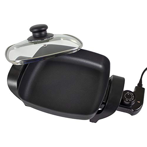 Nesco, Black, ES-08, Electric Skillet, 8 inch, 800 watts