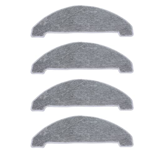 HEEPDD 4Pcs Vacuum Cleaner Mop Cloths, Replacement Fiber Sweeper Cleaning Mop Cloth for VIOMI S9 Robot Vacuum Accessories