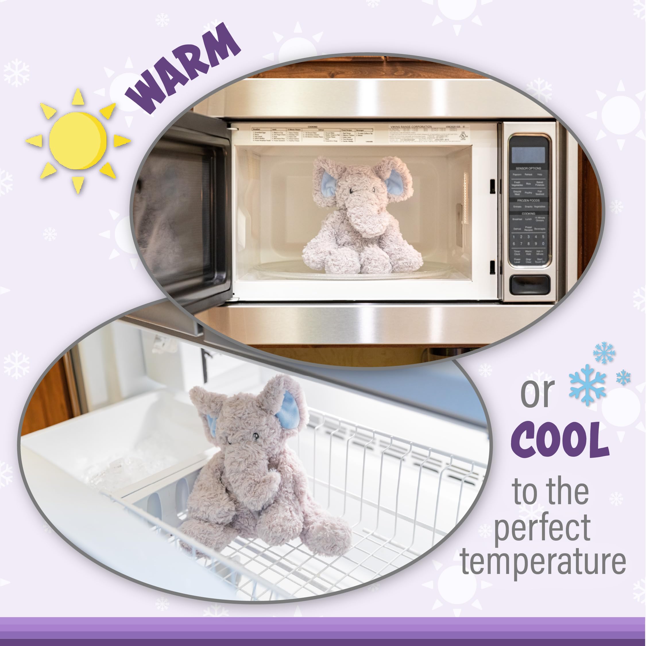 1i4 Group Warm Pals - Highland Cow - Cozy Lavender Scented Plush Toys - Stuffed Animal - Coolable Bedtime Comfort Plushie