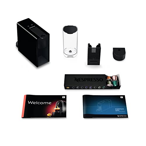 Nespresso Essenza Mini Espresso Machine by Breville,0.6 Liters, Piano Black