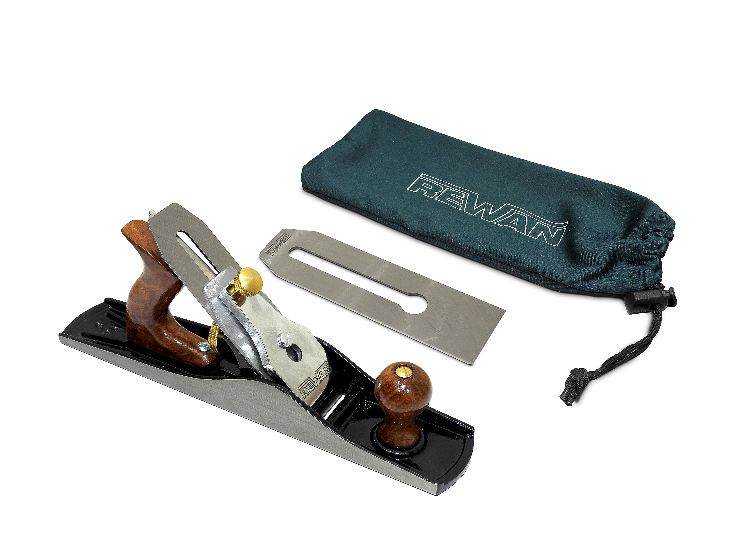Rewan No 5 Jack Plane Set: Includes Protective Sleeve, Extra Blade, and Jack Plane - Wood Planer Kit - Top Choice for Woodworking Planer - End Plane Tool - Best Planers Woodworking - Wood Planers