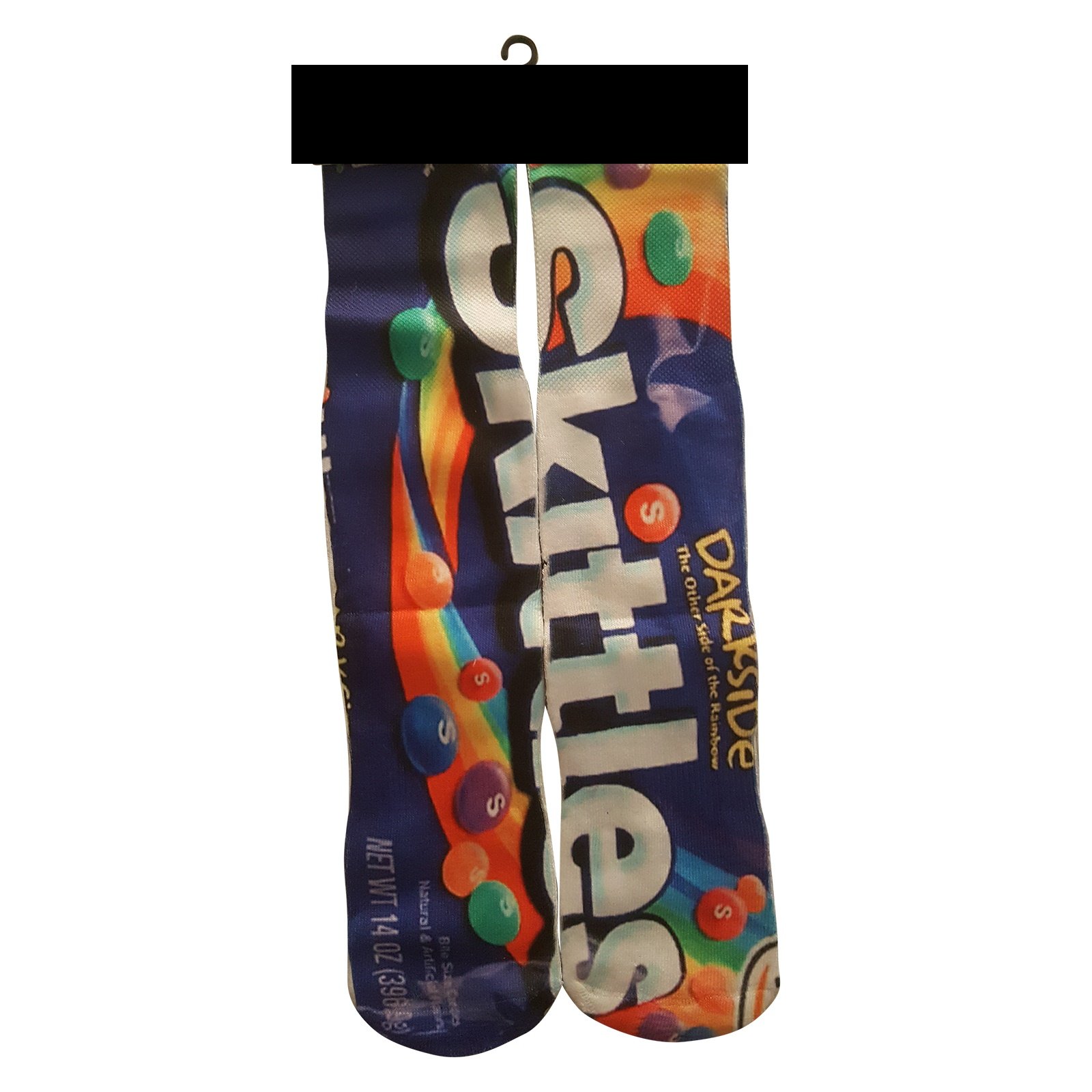 Kids Teens and Adult Socks Mid Crew 3D Printed Fits Men Women Boys Girls Youth Children Funny Novelty Animal Food Over 70 Designs (Teen/Adult (Fits Shoes Sizes 5-12), Skittles)