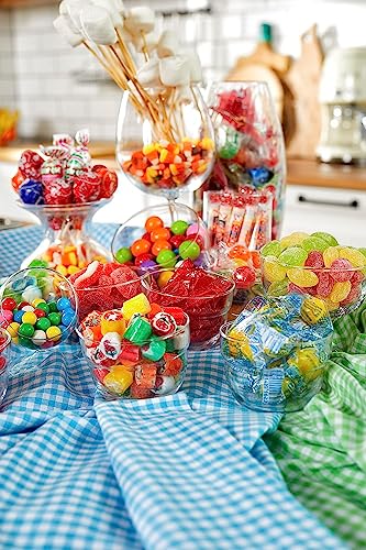 Sarah's Candy Factory Halloween Bulk Assorted Fruit Candy - Starburst, Skittles, Swedish Fish, Air Heads, Jolly Rancher, Sunkist,and more in Bag, 4 Lbs